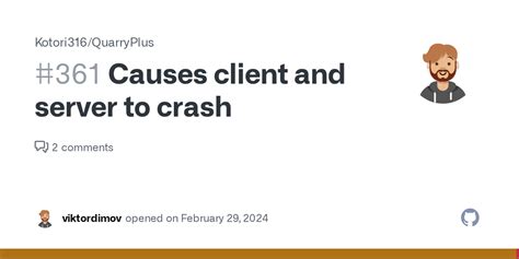 Causes Client And Server To Crash · Issue 361 · Kotori316quarryplus · Github