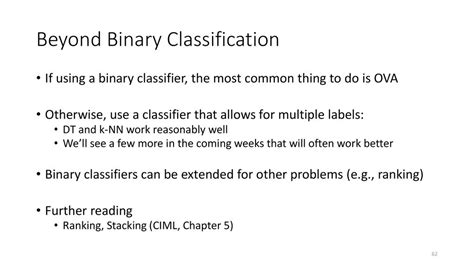 multiclass classification beyond binary classification ppt download