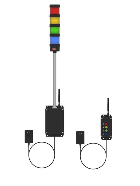 Wireless Andon Light With Remote Stack