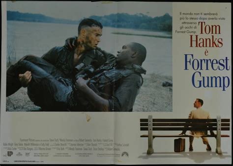 Fotobusta Forrest Gump Tom Hanks Robert Zemeckis Guerra Groom Eur 1380