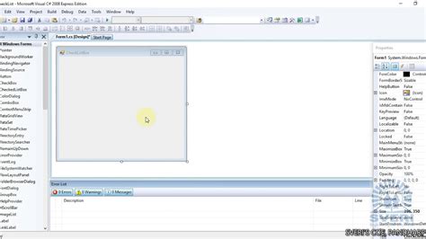 Windows Form Application In Cnet Combobox Checkedlistbox