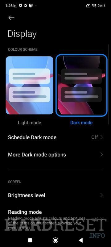 How To Turn On And Turn Off Dark Mode On REDMI Note 12 Pro HardReset Info