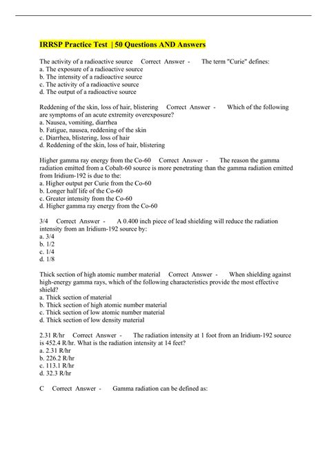 Irrsp Practice Test 50 Questions And Answers Irrsp Stuvia Us
