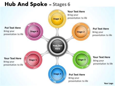 Consulting Diagram Diverging Flow Chart Business Sales Diagram PowerPoint Templates