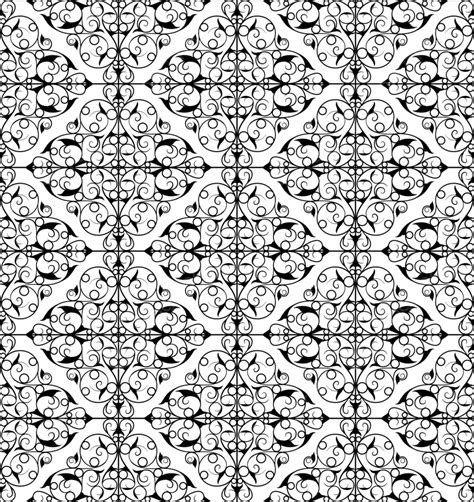 Vector Wrought Iron Seamless Pattern Background Illustration Design Image Background Image