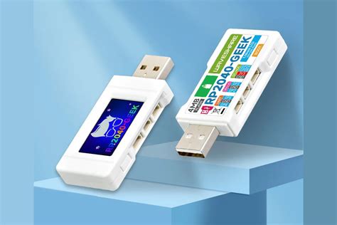 Waveshare Rp2040 Geek Usb บอร์ดพัฒนาที่ใช้ Mcu Rp2040 พร้อมหน้าจอสี 114 นิ้ว พอร์ต Uarti2c