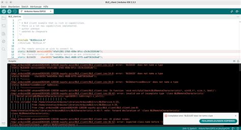 Which Ble Library To Use For The Nanoesp2 Nano Esp32 Arduino Forum