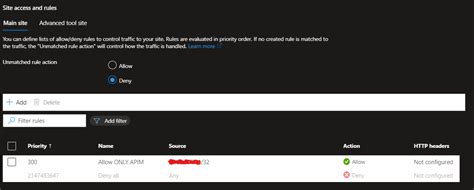 Azure Bicep Configure Network Access Restriction Not Recognizing