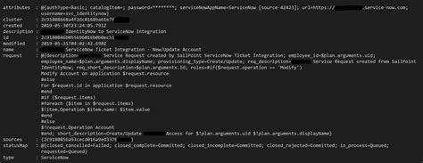 Sailpoint Identitynow To Servicenow Ticketing Integration Darrenjrobinson Bespoke Identity