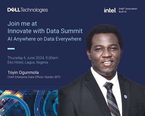 Olutoyin Ogunmola On Linkedin Join Me At Innovate With Data Summit On