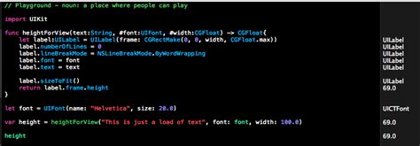 Ios Adjust Uilabel Height To Text Stack Overflow