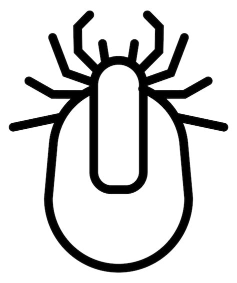 Premium Vector Flea Line Icon Pest Symbol Bug Sign