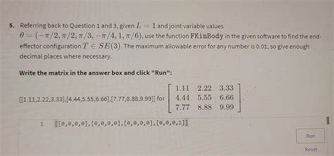 Solved 1 The Urrpr Spatial Open Chain Robot Is Shown Below