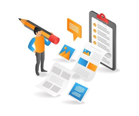 Premium Vector Flat Isometric 3d Illustration Book Reading Concept