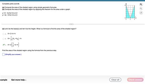 Solved Complete Parts A And Ba ﻿compute The Area Of The