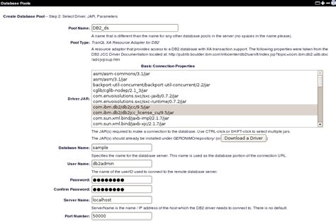 Configuring A Db2 Datasource Apache Geronimo V30 Apache Software