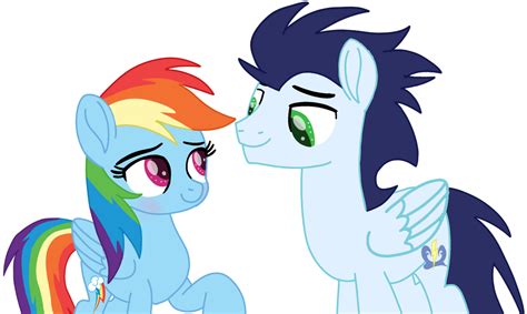 Rainbow Dash And Soarin In Movie Style Vector By Soarindasher10 On