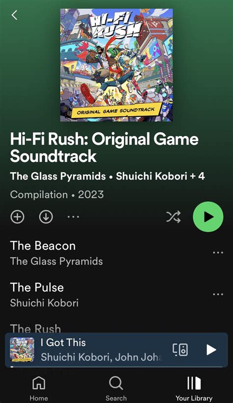 For Anyone Interested The Entire Hi Fi Rush Soundtrack Dropped On