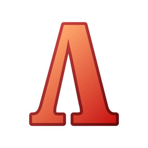 Lambda Generic Gradient Lineal Color Icon