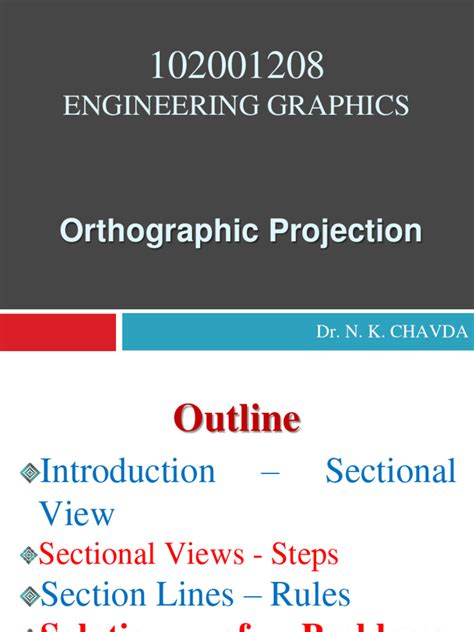 Orthographic Projection Ii For Eg Pdf Screw Cartesian Coordinate System