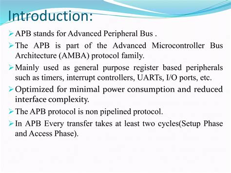 Advance Peripheral Bus PPTX