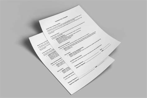 Transition Plan Template Graphic By Watercolortheme · Creative Fabrica