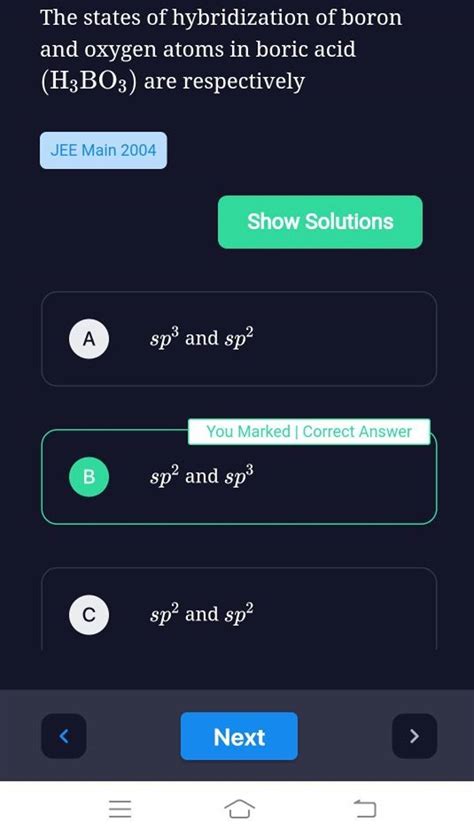 The States Of Hybridization Of Boron And Oxygen Atoms In Boric Acid H3 B