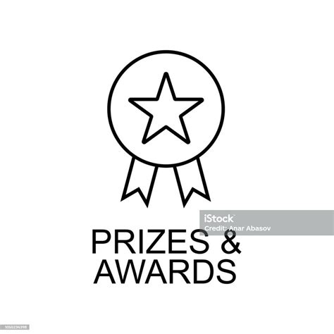 상금과 보너스 라인 아이콘입니다 인적 자원의 요소는 모바일 개념 및 웹 응용 프로그램에 대 한 이름으로 서명합니다 얇은 선 상금과 상 선 아이콘 웹 및 모바일에 대 한