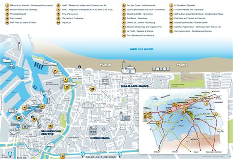 Dunkirk Tourist Map