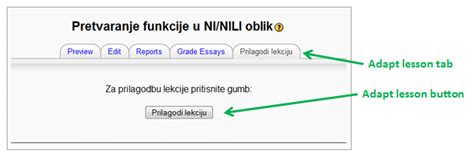 interface for triggering the adaptation algorithm download scientific