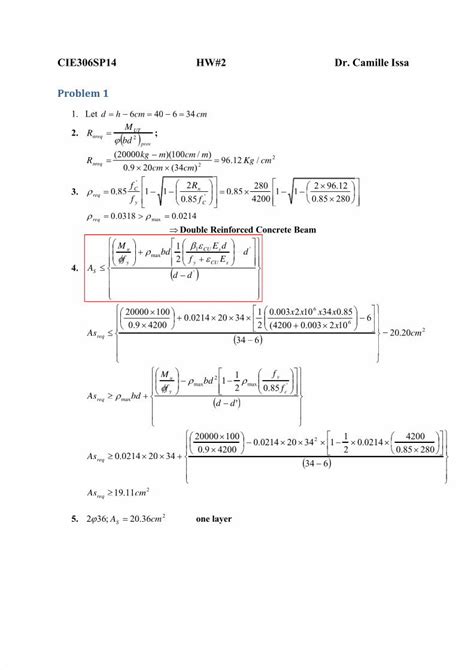 PDF HW 2 Solution Concrete Structures DOKUMEN TIPS