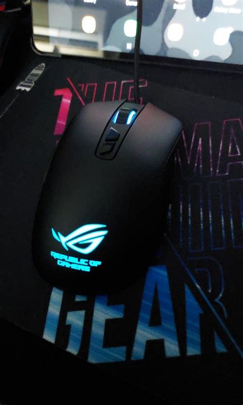 Asus Gaming Mouse Wired Computers And Tech Parts And Accessories Mouse And Mousepads On Carousell