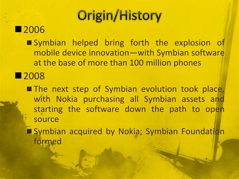 Ppt Symbian Os Embedded Operating System Powerpoint Presentation