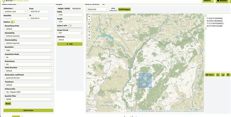 s1grd sentinel hub processing api terrain correction not always being