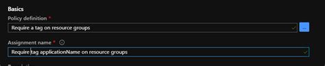Azure Built In Tagging Policy Deny The Creation Of A Resource Group Debbies Microsoft Power