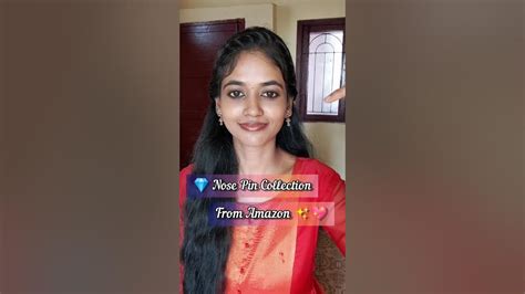 Shorts Amazon Nose Pin Collection 💖 Ring And Tiny Mookuthi 💎 Haul Tamil Beauty Youtube