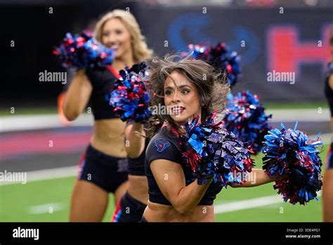 Houston Texans Cheerleaders Perform During An Nfl Football Game Against