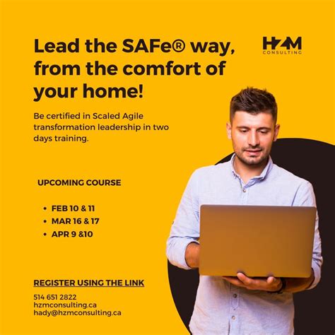 Hzm Consulting On Linkedin Safeleadership Agilecertification Hzmconsulting Scaledagile…