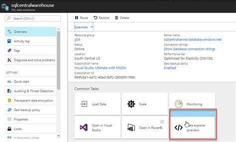 Azure Dwh Part 25 Auditing And Threat Detection Sqlservercentral