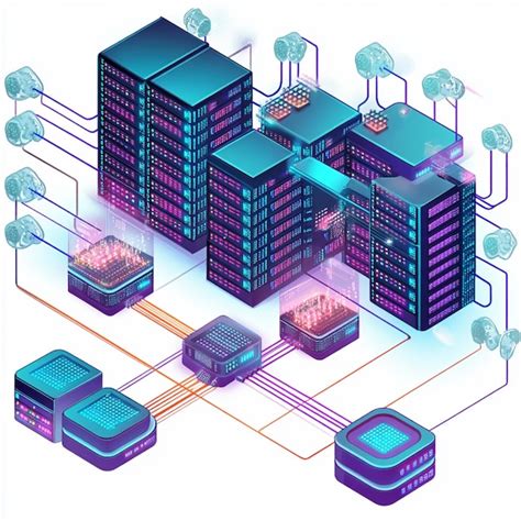 Diagram Of Shared Hosting Architecture Premium Ai Generated Image