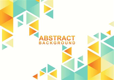 Abstract Geometric Background With Triangle Vector Art At Vecteezy