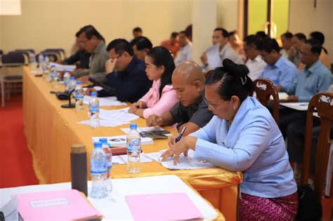 កិច្ចប្រជុំត្រួតពិនិត្យ ផ្តល់យោបល់ និងកែសម្រួល