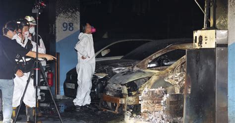 청라 전기차 화재 후 17일복구 작업 마무리 단계