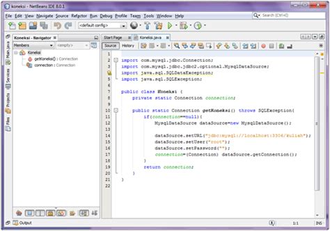 Membuat Koneksi Java