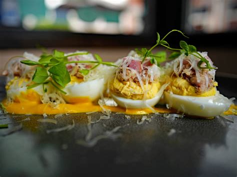 Whiskey Alley Cuban Deviled Eggs 2 Roadfood