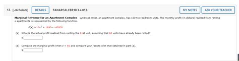 Solved 19 [ 4 Points] Details Tanapcalcbr10 4 2 034 Mi