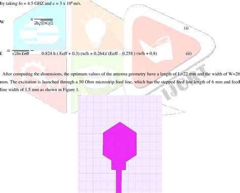 Figure 1 From Performance Investigation Of A Novel Uwb Antenna Incorporated With Defects In The