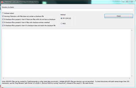 Directory Checksum Generator And Verifier Verify Sfv And Md5 Files Recursively Viathinksoft