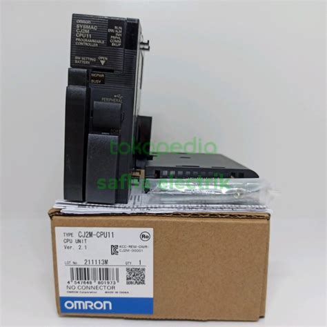 Jual OMRON CJ2M CPU11 CPU UNIT PLC Jakarta Barat Safha Electrik Tokopedia