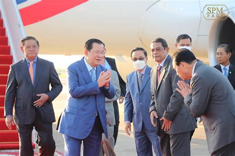 សម្ដេចតេជោ ហ៊ុន សែន អញ្ជើញដឹកនាំគណៈប្រតិភូជាន់ខ្ពស់មកដល់ប្រទេសកម្ពុជាវិញហើយប្រកបដោយសុវត្ថិភាព